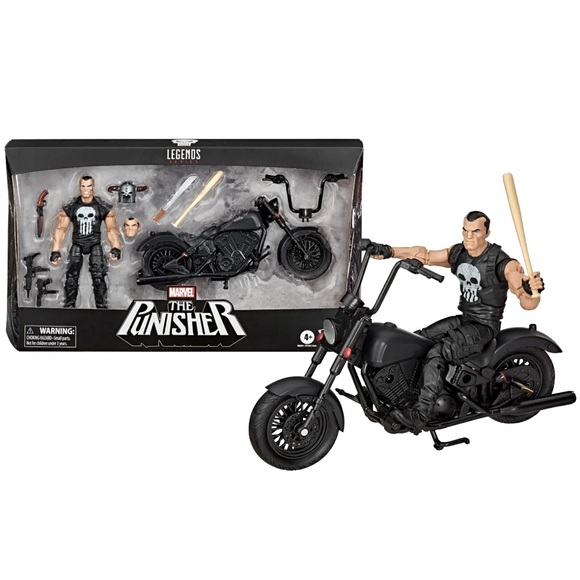 Hasbro | Toys | Marvel Legends The Punisher With Motorcycle Hasbro 6 ...